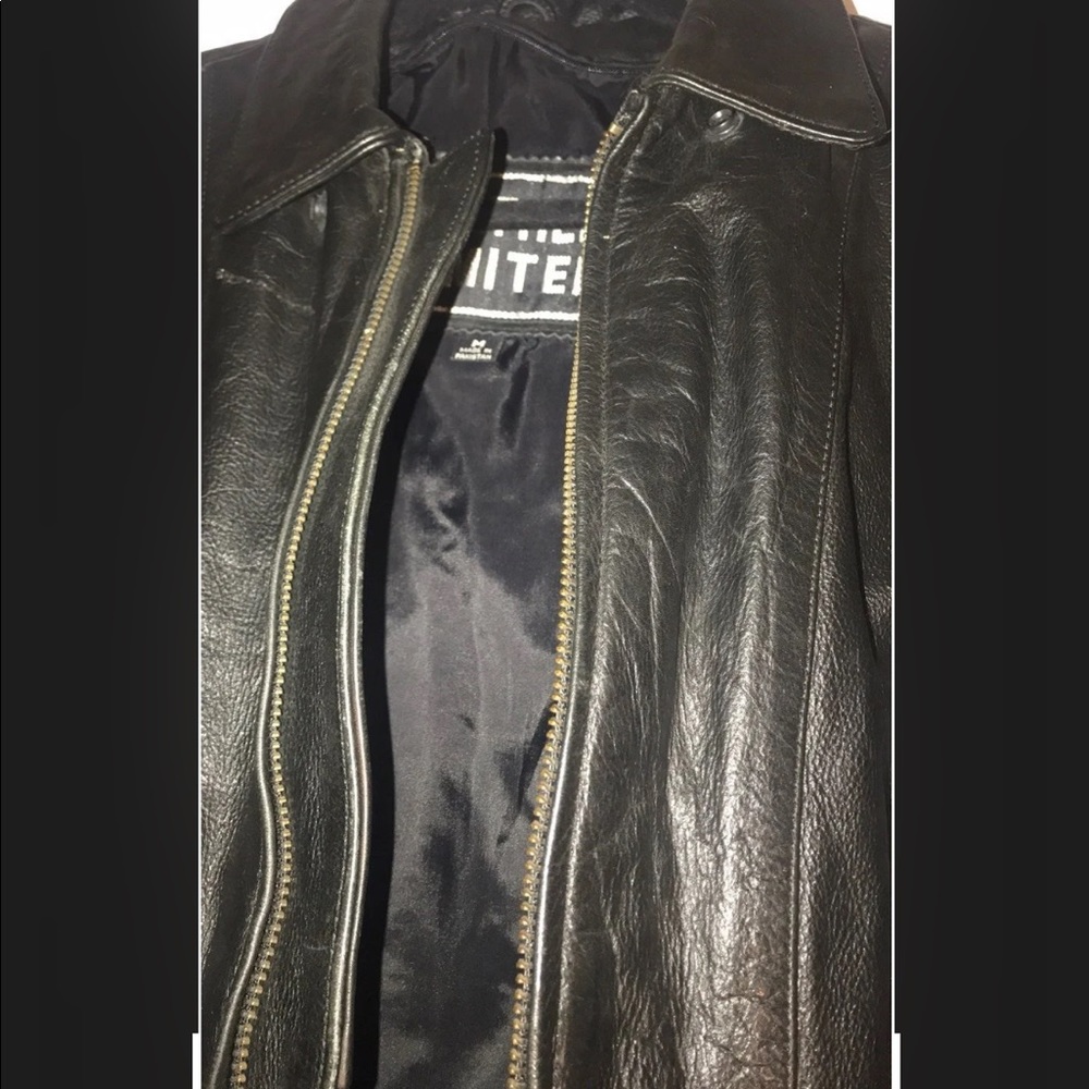 Leather Limited Black Leather Jacket Size Medium - Gem